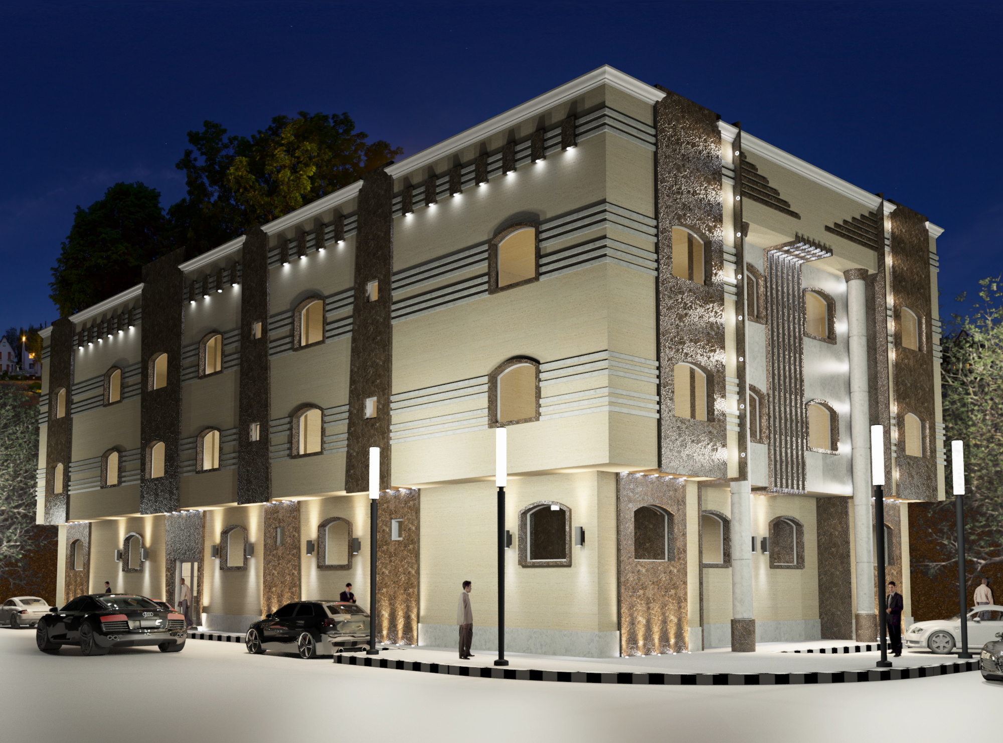 Simple Residential Building Elevations