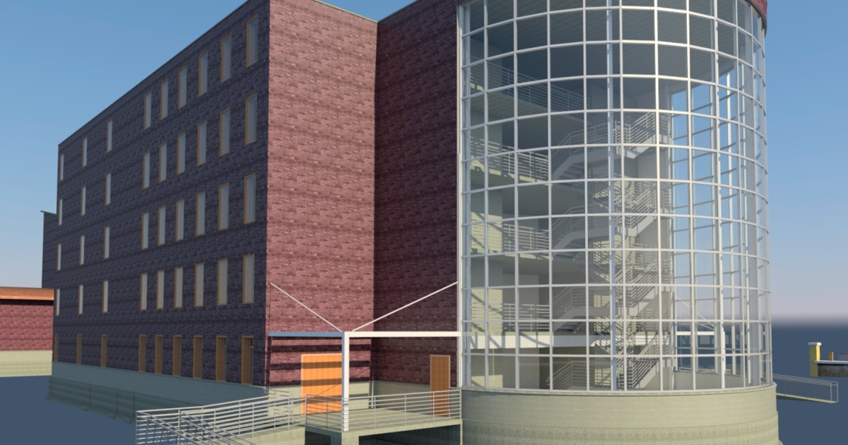Main Entry Elevation of East Tower | Autodesk Community Gallery