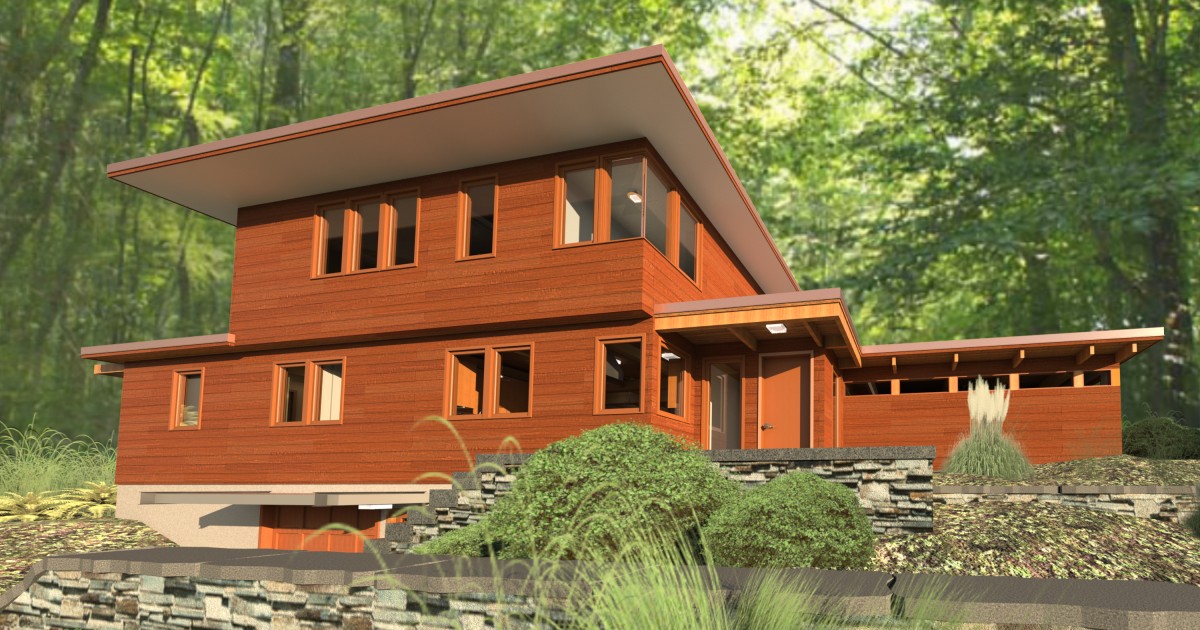 Visualization for Julia Parker Architects - House Addition/Renovation ...