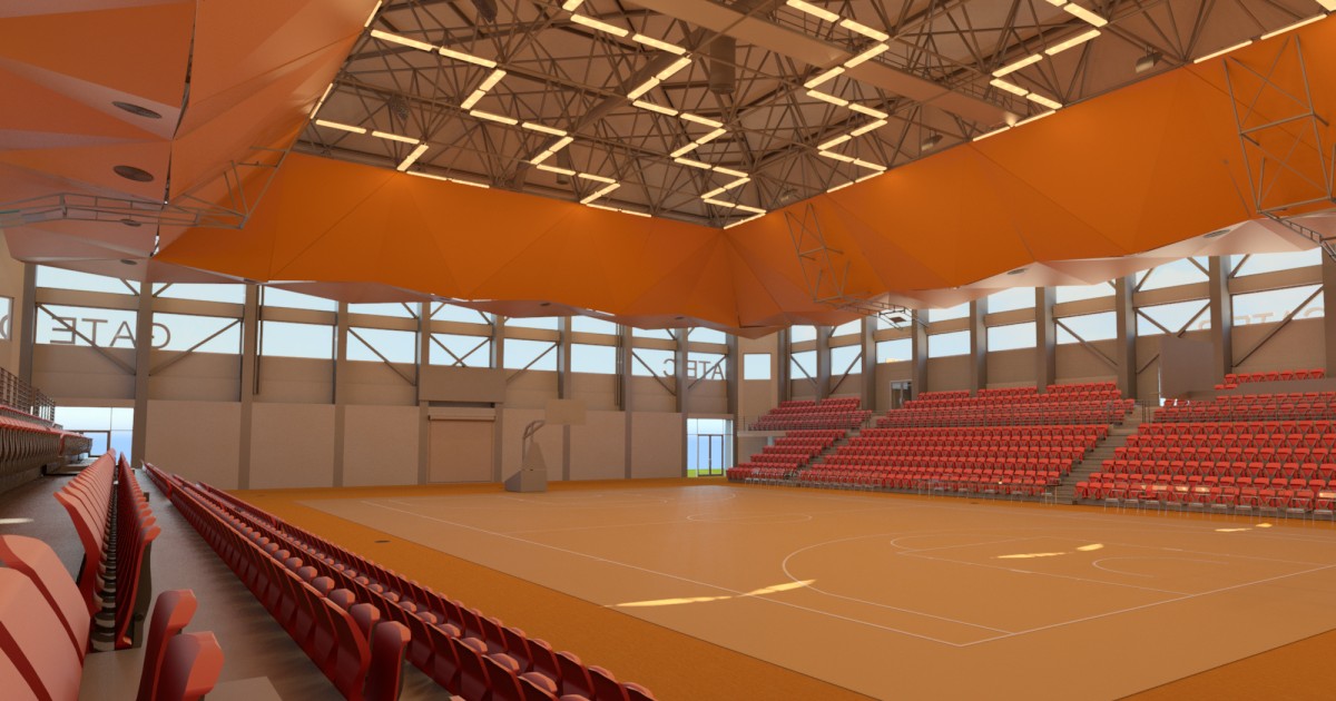 Basketball Stadium | Autodesk Community Gallery