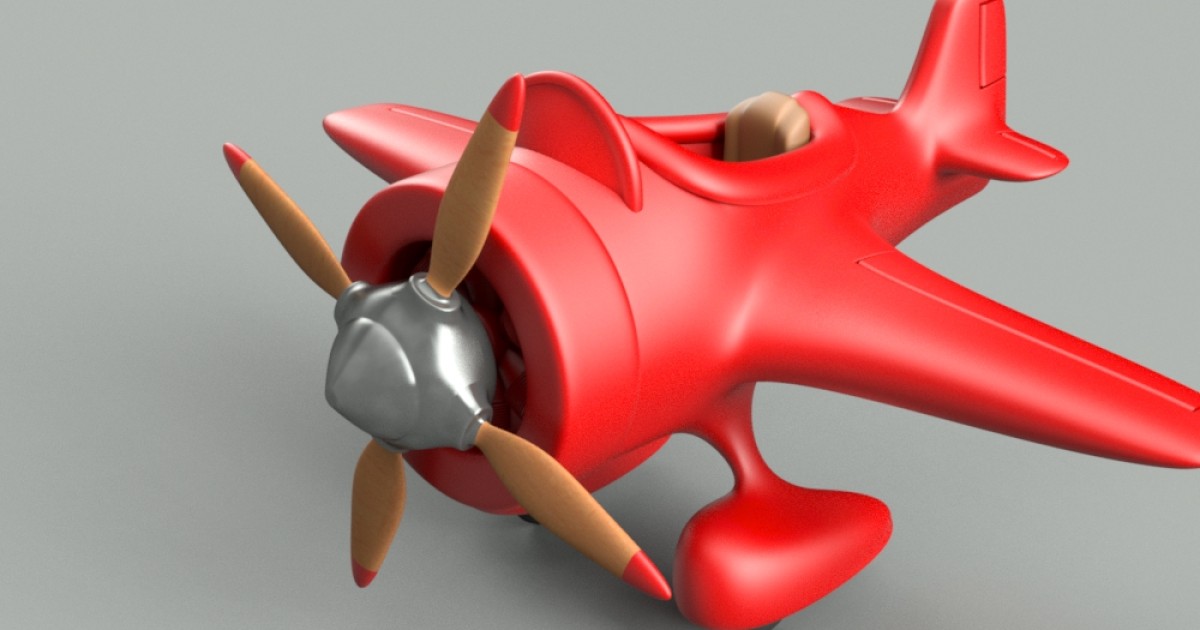 toy plane render-V3 | Autodesk Community Gallery