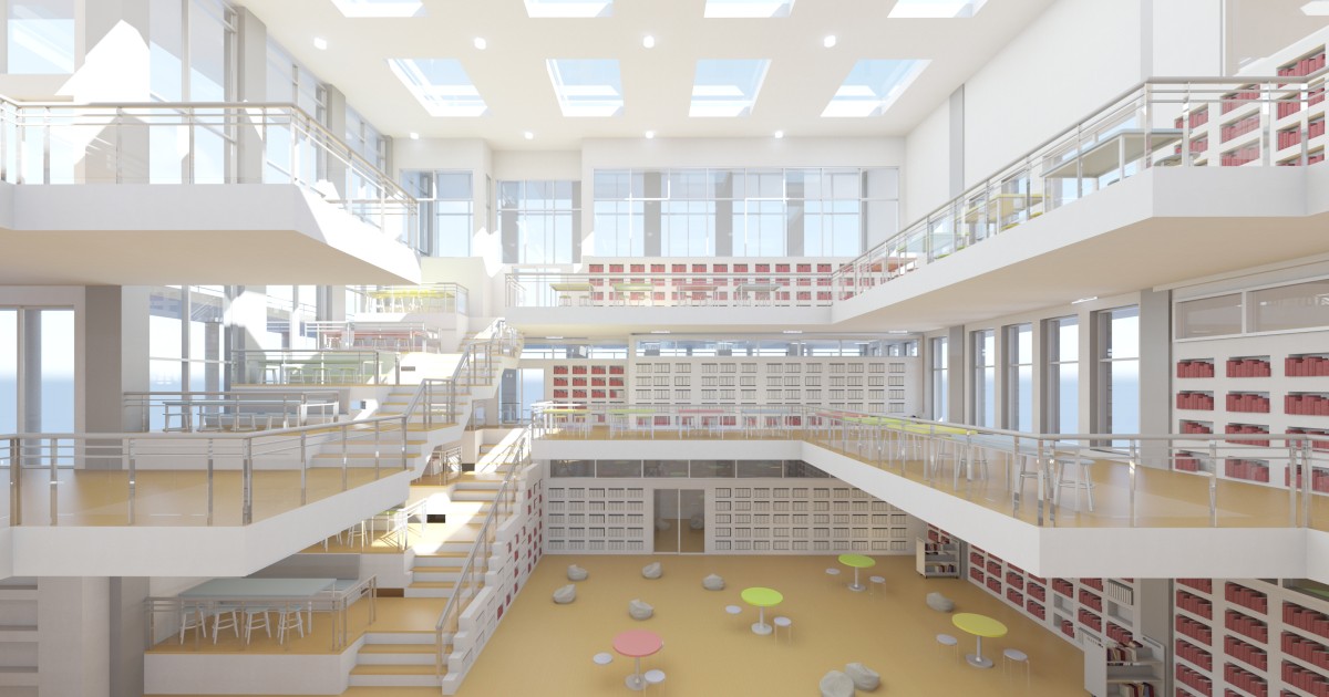 MODERN LIBRARY DESIGN | Autodesk Community Gallery