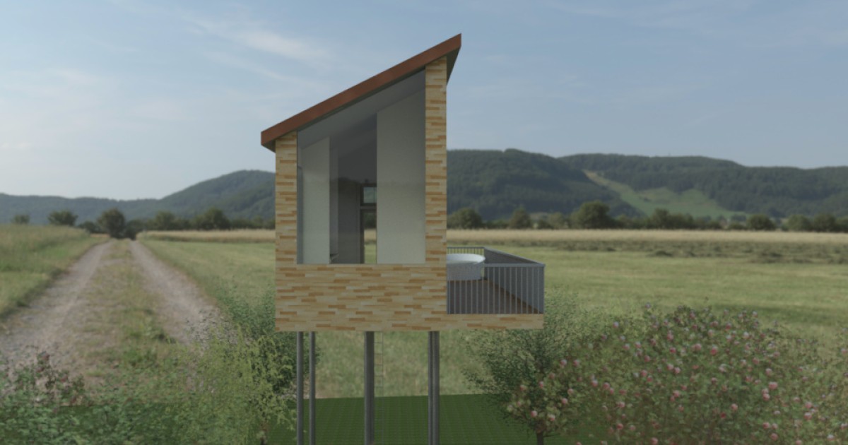 modern tree house | Autodesk Community Gallery