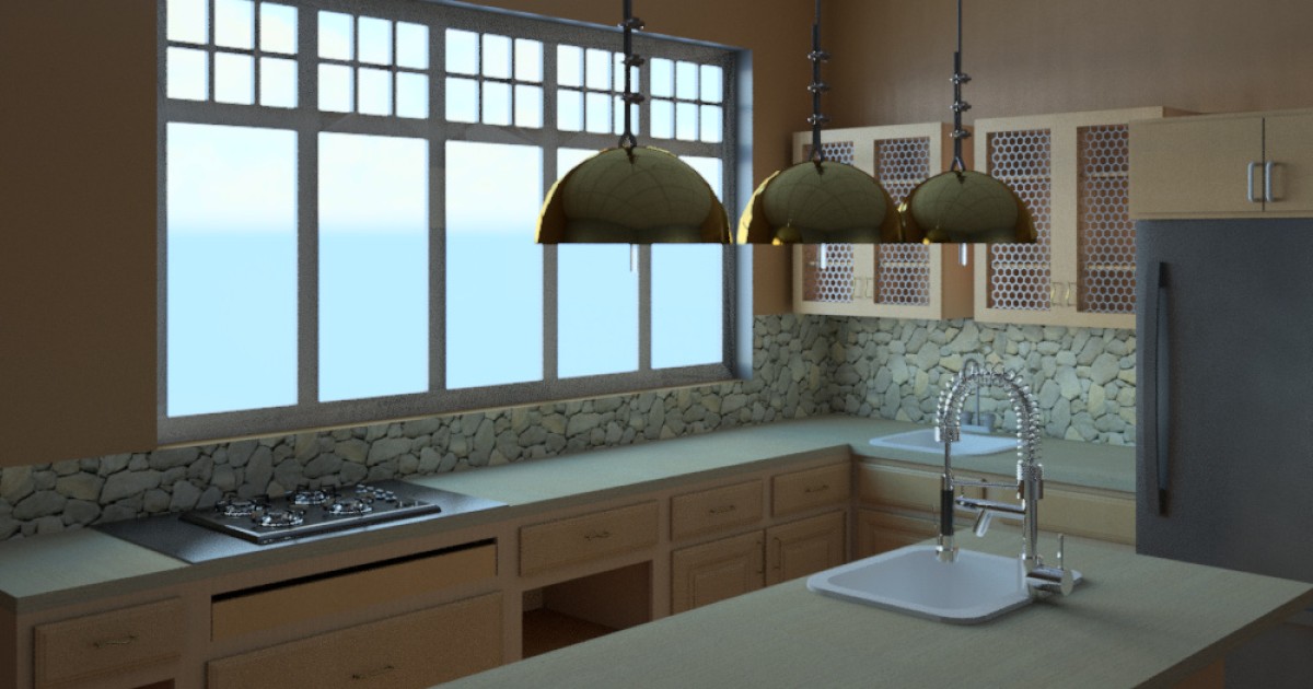 Custom kitchen | Autodesk Community Gallery