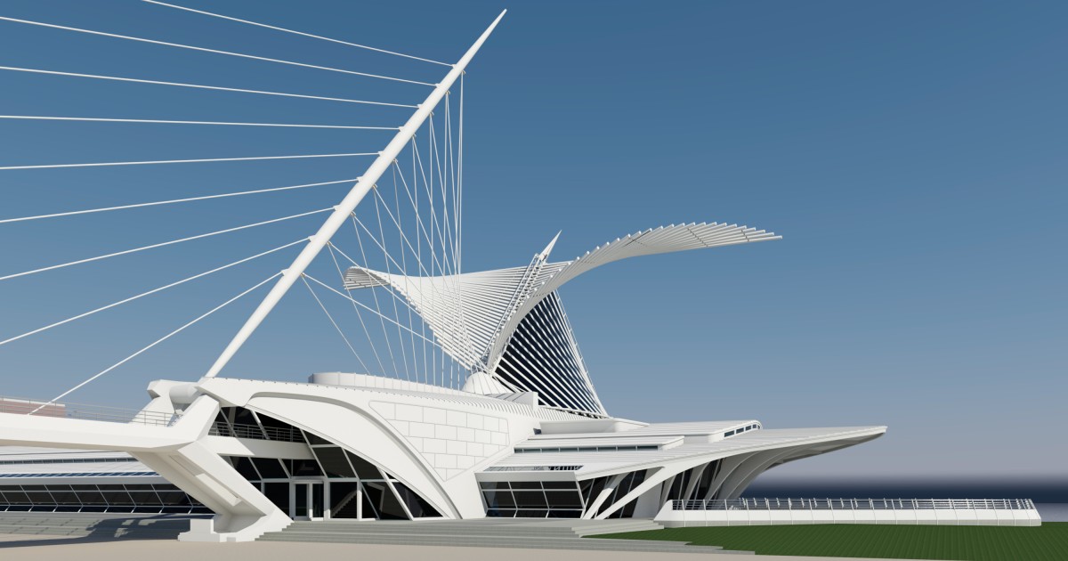 Milwaukee art museum | Autodesk Community Gallery