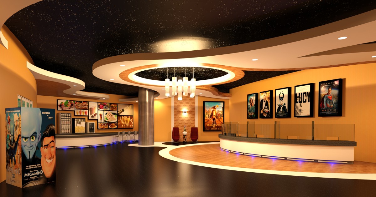 Cinema Entrance - Auditorium | Autodesk Community Gallery