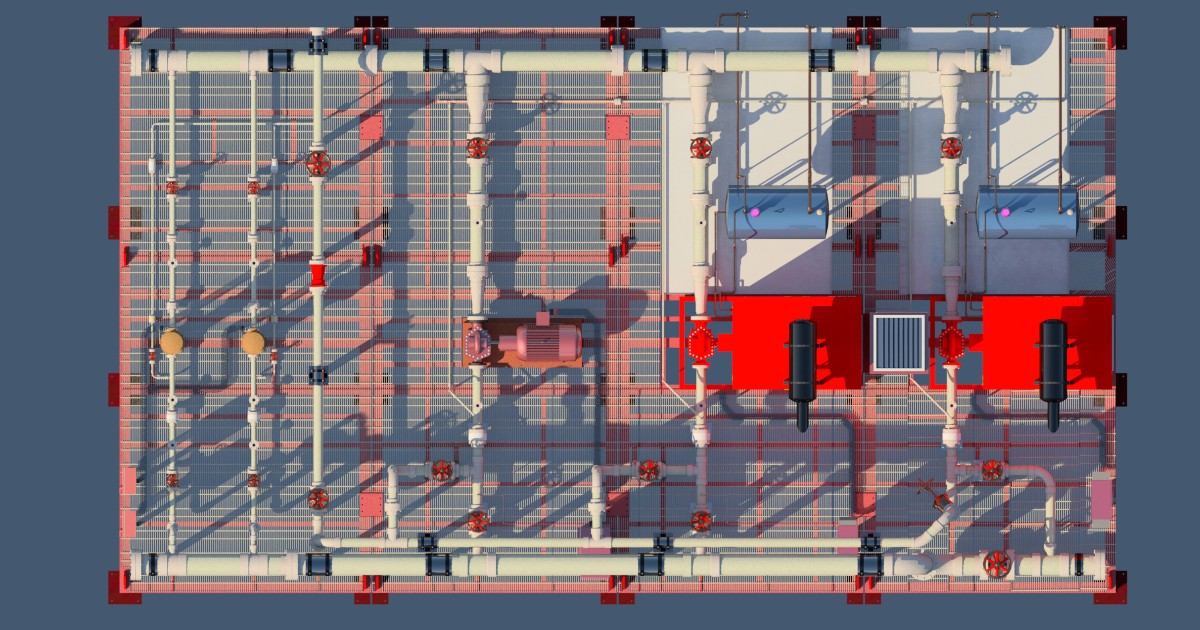 FIRE PUMP SKID | Autodesk Community Gallery