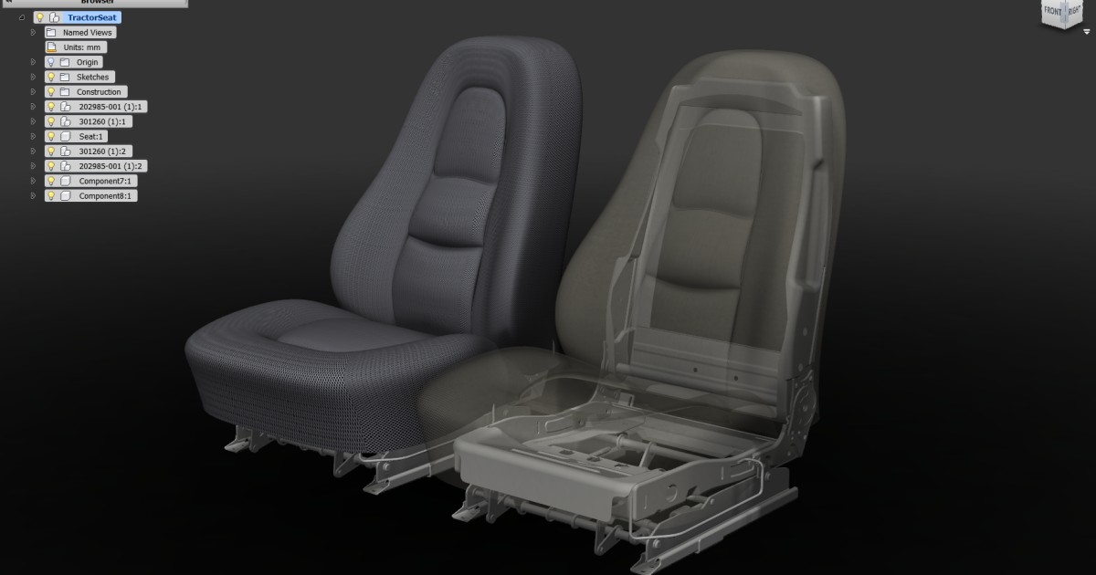 Automotive seat | Autodesk Community Gallery