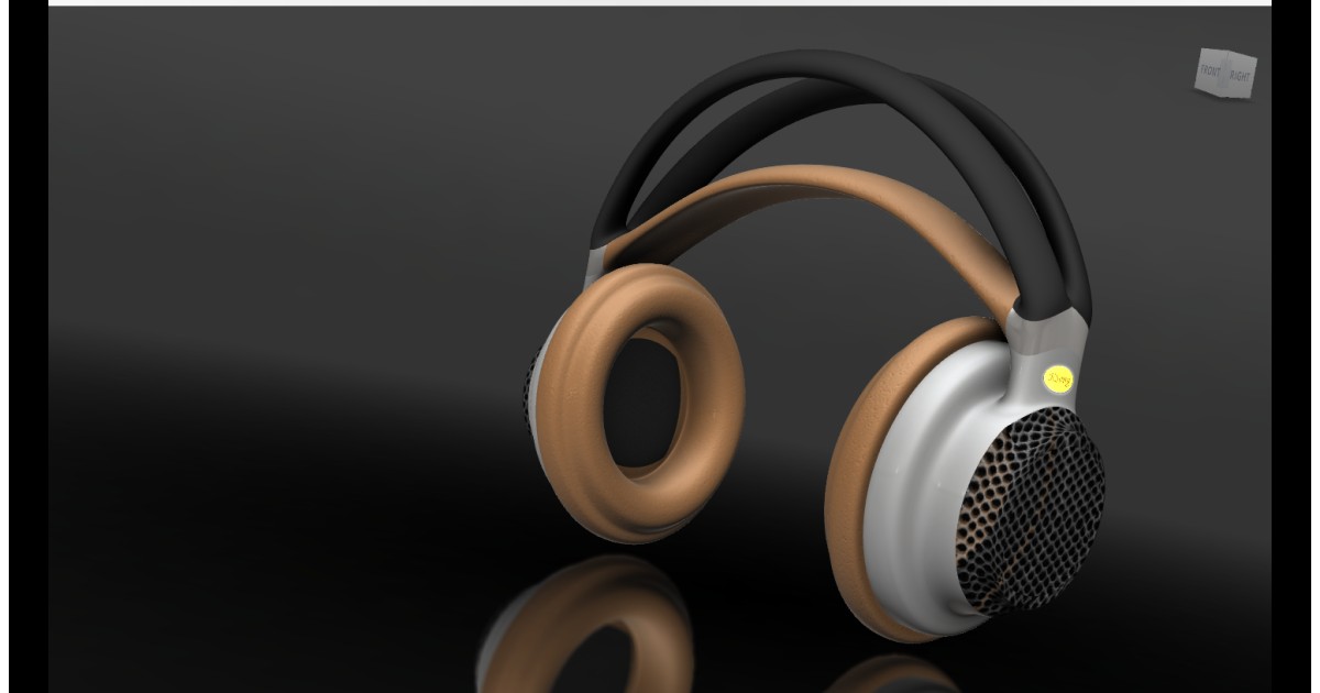 Open-air headphone design | Autodesk Community Gallery