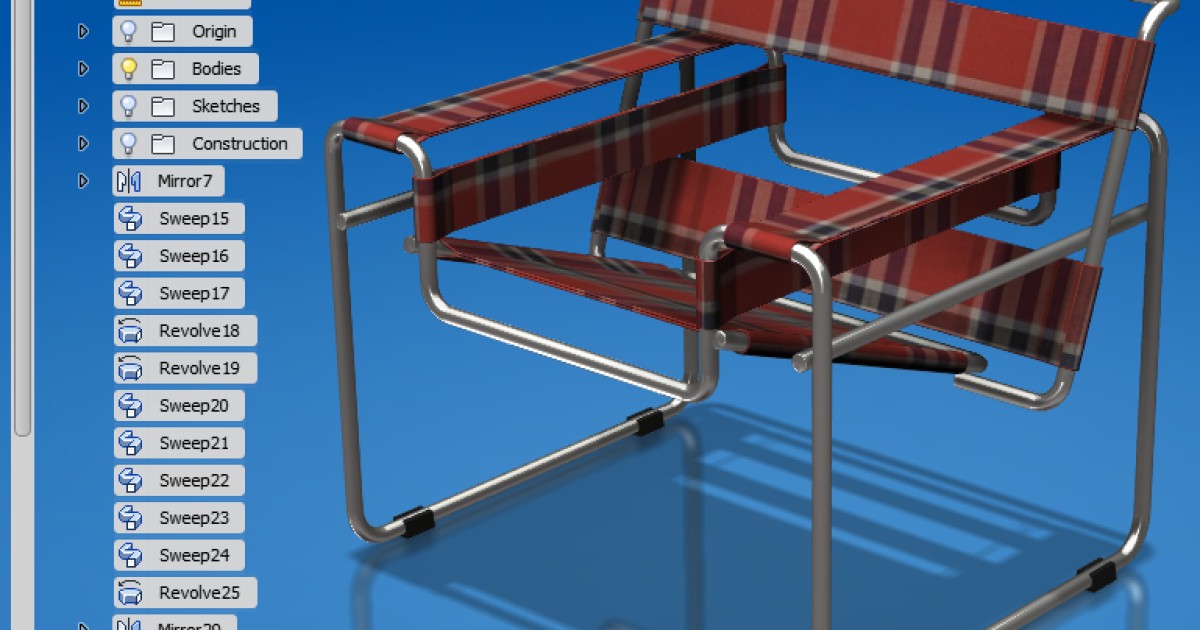 Design Challenge #5 - Design a chair | Autodesk Community Gallery