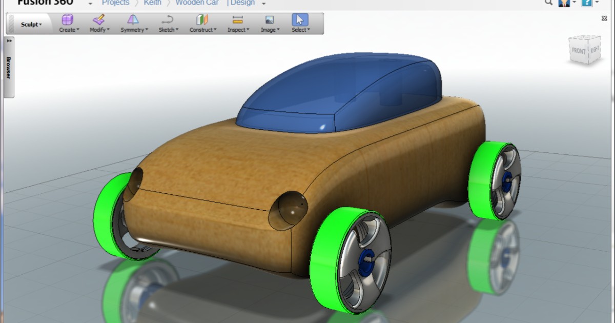 Wooden Toy Car | Autodesk Community Gallery