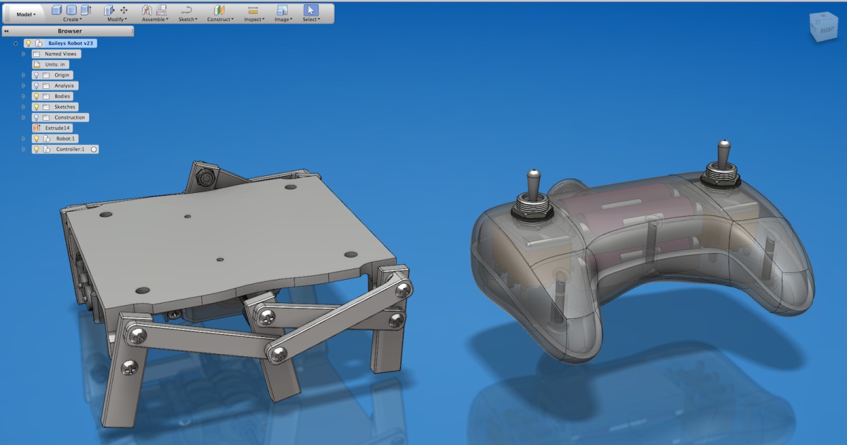 Walking Robot | Autodesk Community Gallery