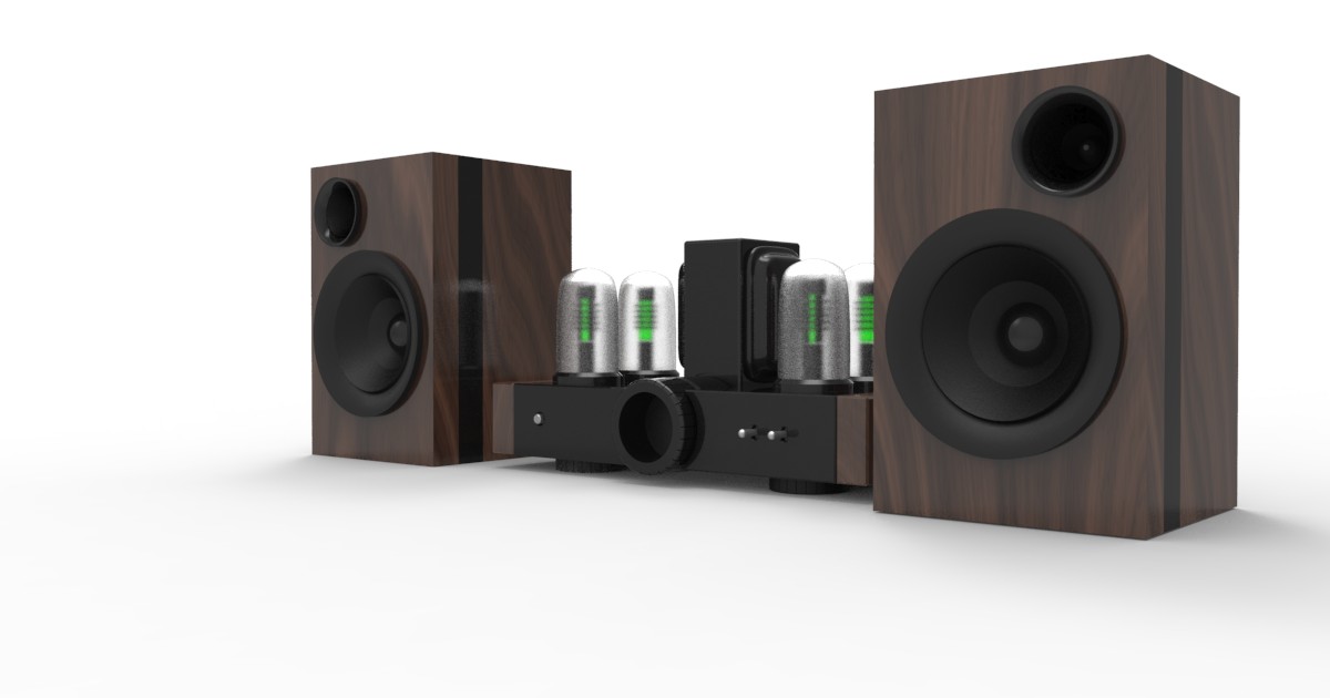 Vacuum Tube Amplifier | Autodesk Community Gallery
