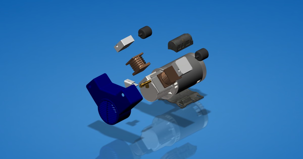 Compressor Motor Assembly | Autodesk Community Gallery