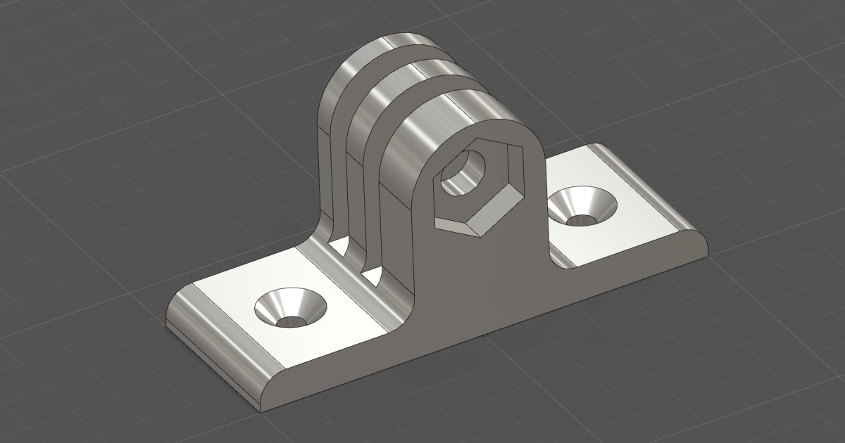 GoPro Mount - Screw On - V2 rounded | Autodesk Community Gallery