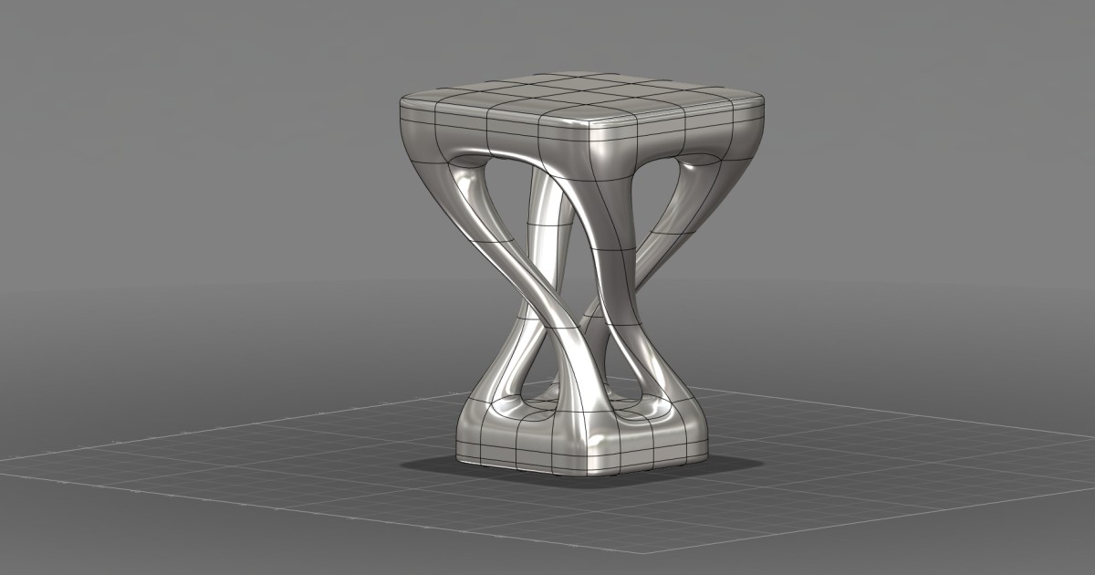 Twisted stool | Autodesk Community Gallery