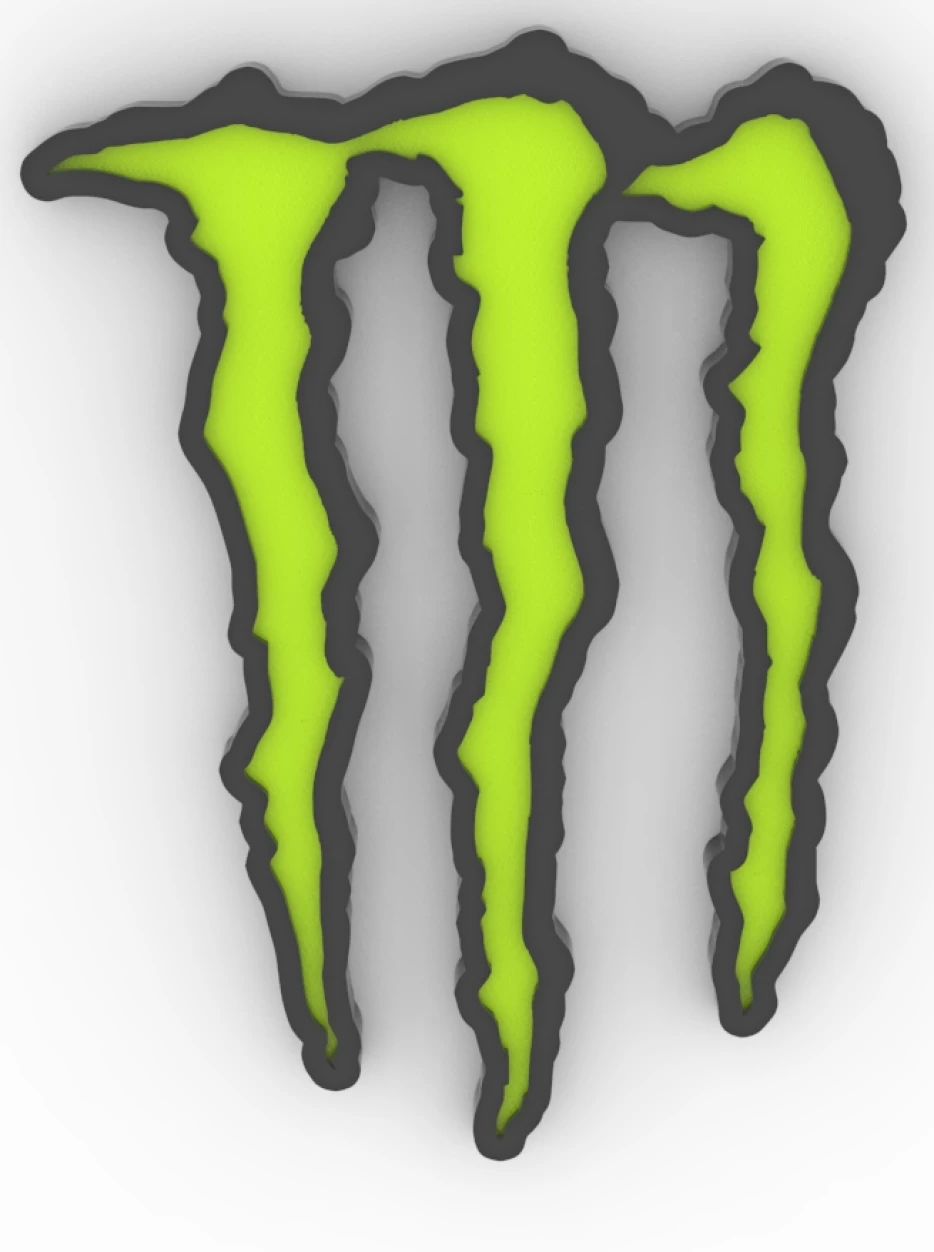 Monster Energy Drink Logo Outline