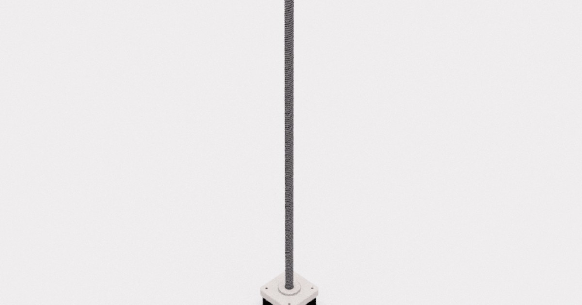 NEMA-17 with TR8*8 ACME Shaft | Autodesk Community Gallery