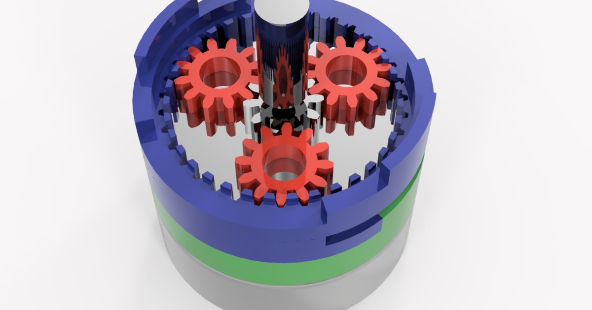 Planetary gear reducer | Autodesk Community Gallery