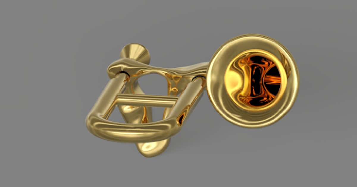 3D printable mini trombone | Autodesk Community Gallery