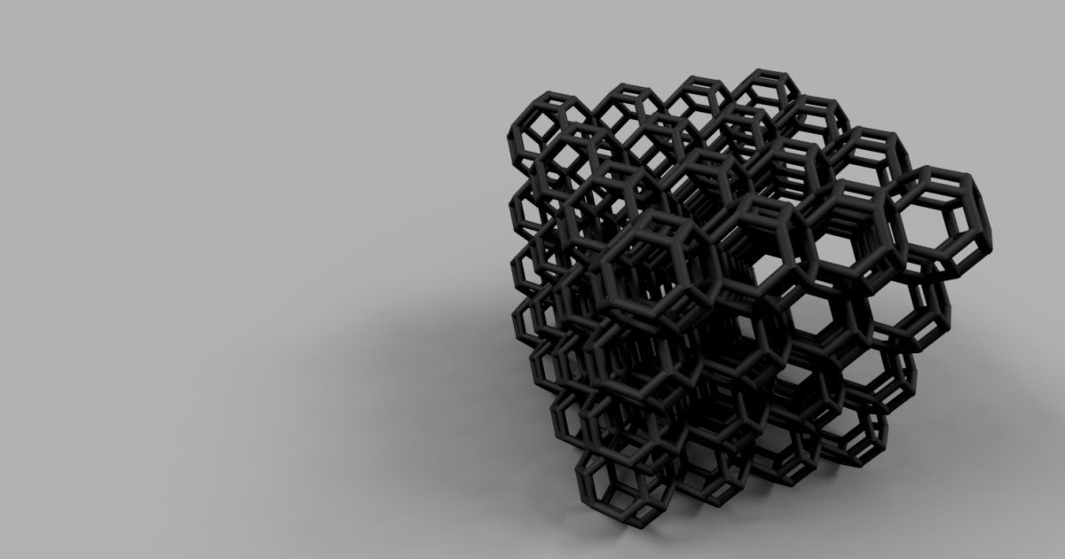 Truncated Octohedron Lattice Autodesk Community Gallery