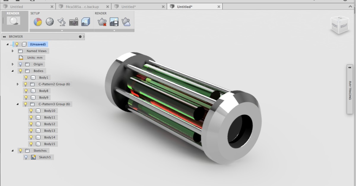 Ruby Laser Assembly | Autodesk Community Gallery