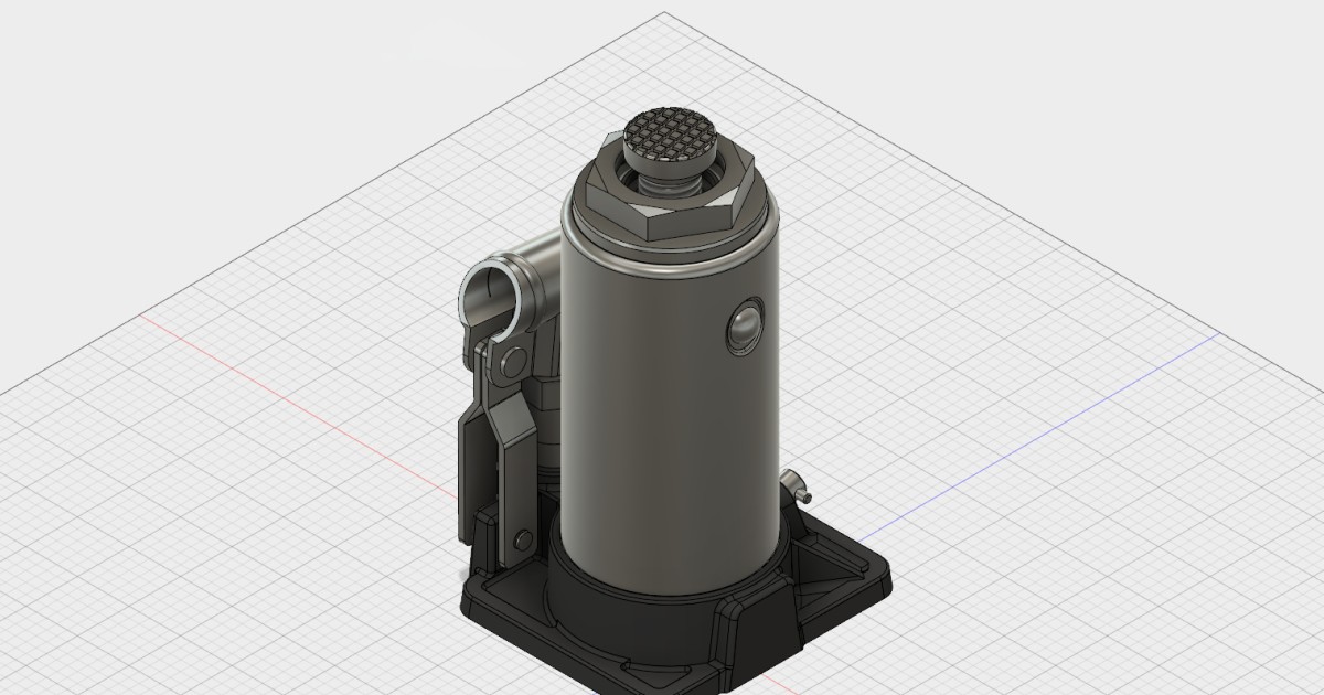 Hydraulic Bottle Jack | Autodesk Community Gallery