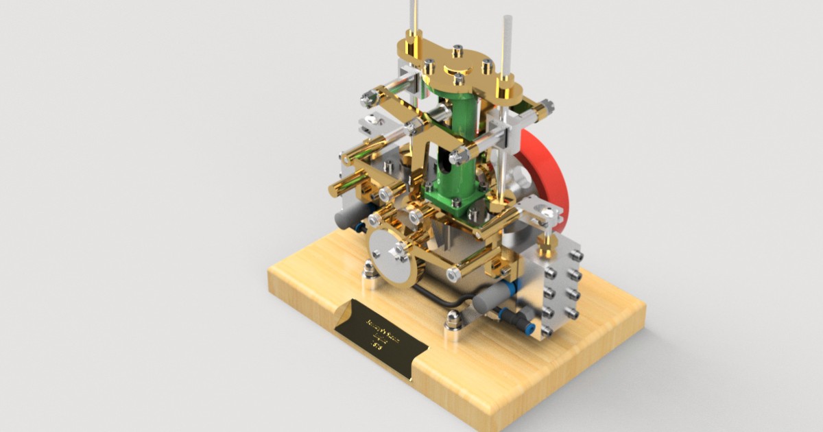 Bernay's Steam Engine | Autodesk Community Gallery
