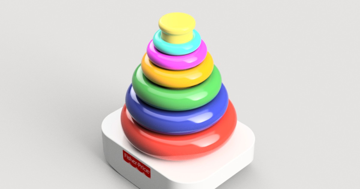 Fisher Price Rock-a-Stack | Autodesk Community Gallery