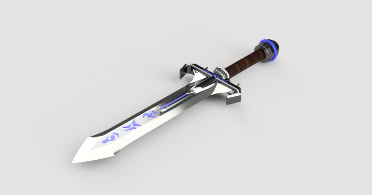 Warcraft Styled Sword | Autodesk Community Gallery