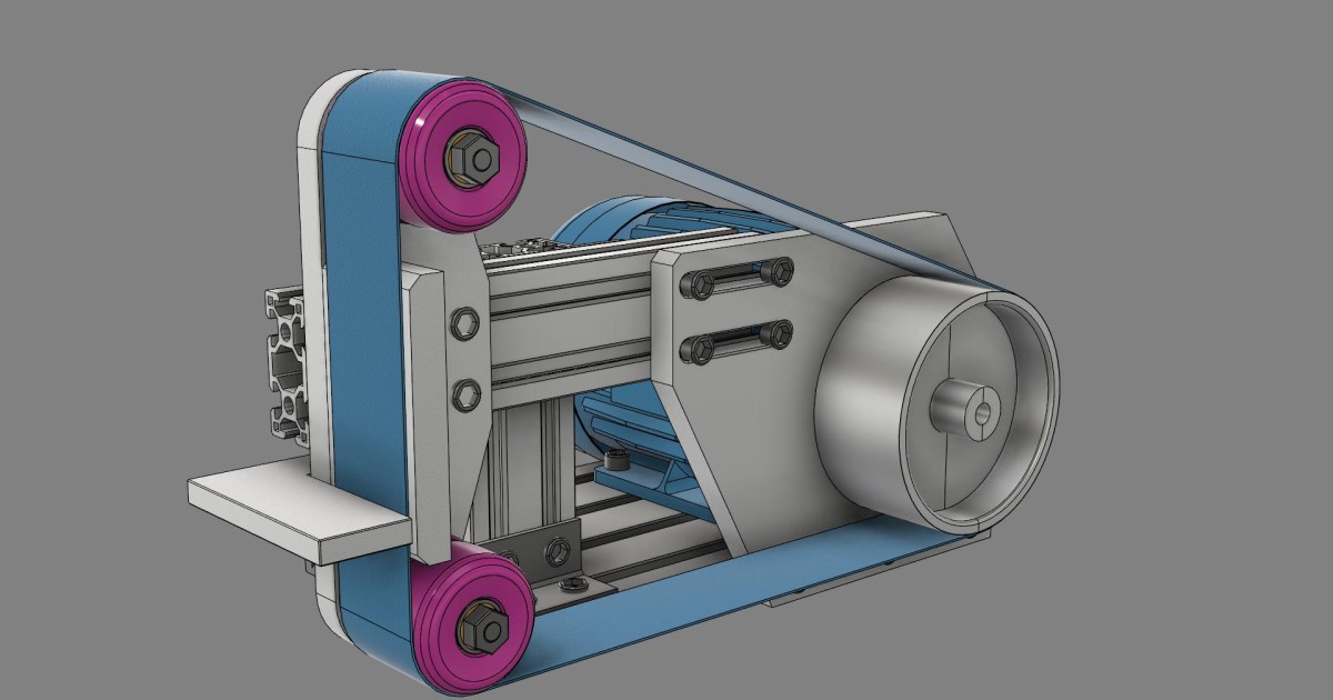 small belt grinder WIP | Autodesk Community Gallery