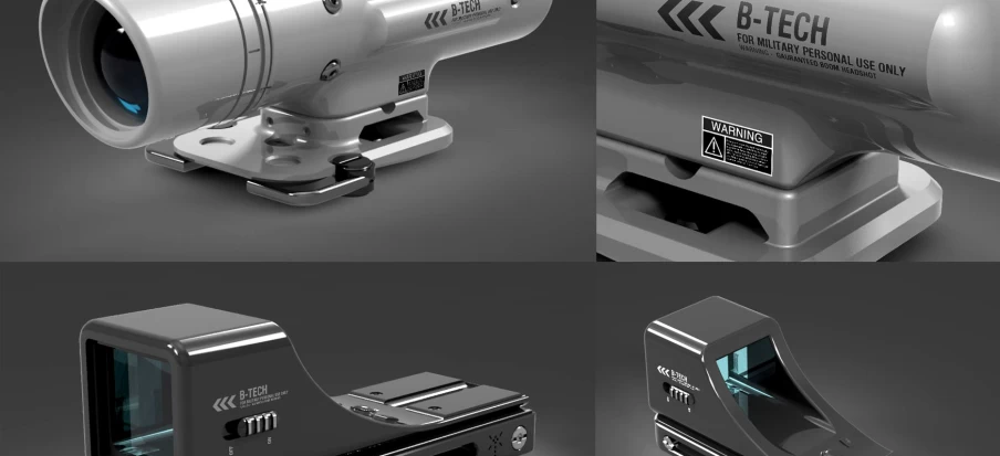 Weapon Optics Created In Fusion 360 | Autodesk Community Gallery