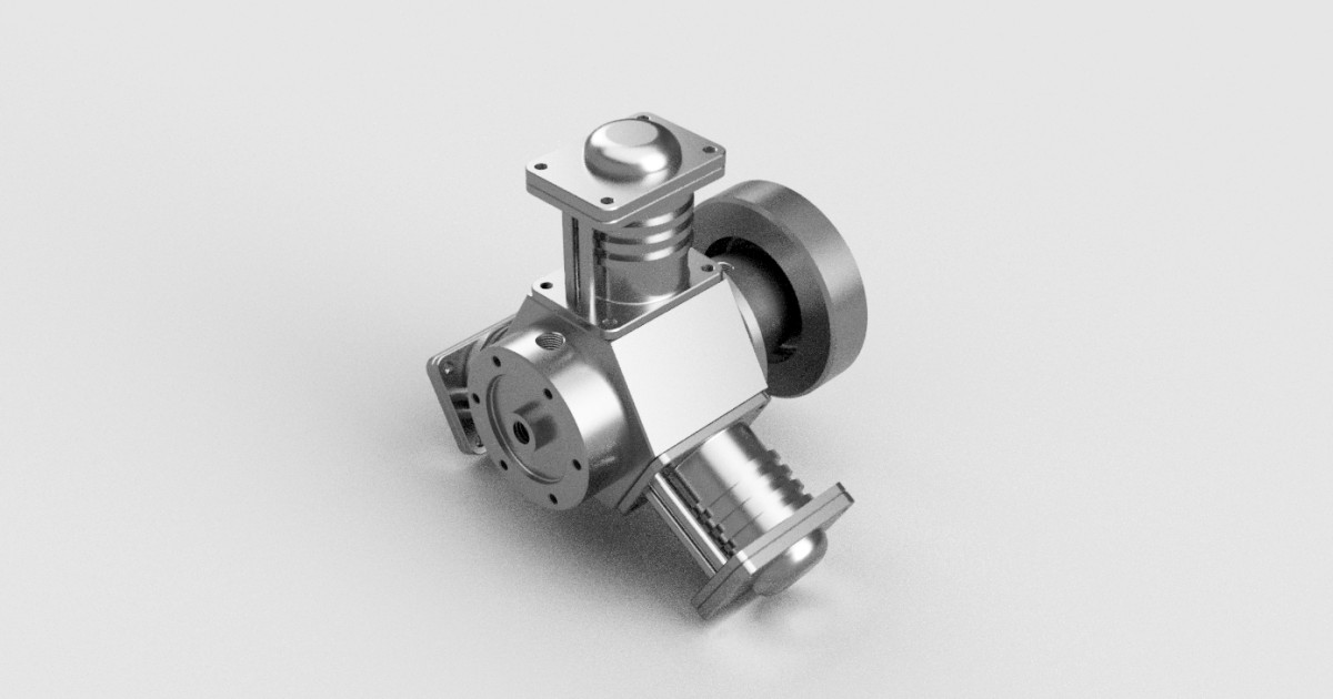 Radial Three Cylinder Engine | Autodesk Community Gallery Radial Three Cylinder Engine | Autodesk Community Gallery