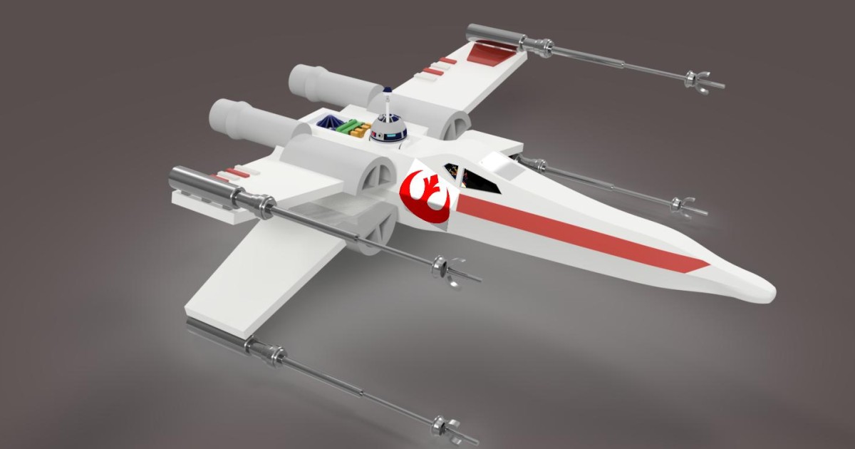X-Wing Spacecraft | Autodesk Community Gallery