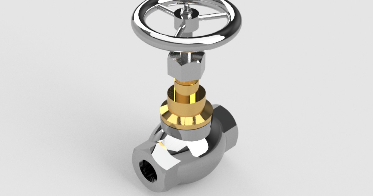 Screw Down Stop Valve | Autodesk Community Gallery