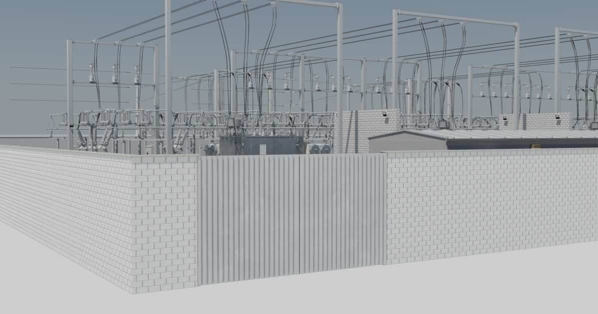 Substation design | Autodesk Community Gallery