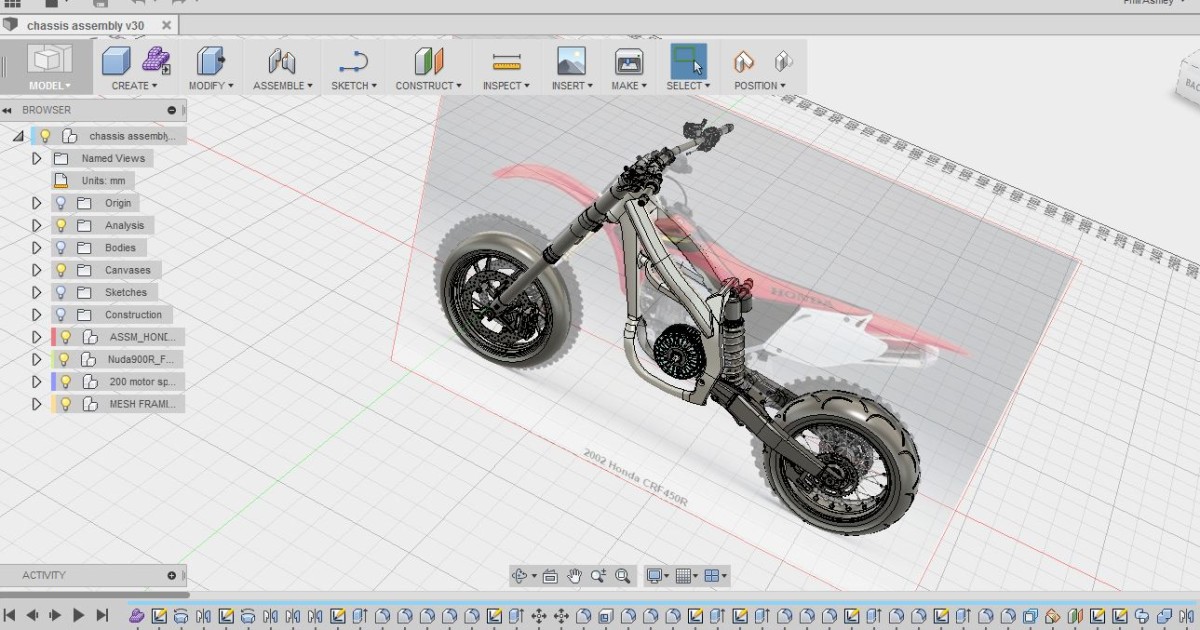 Electric motorcycle | Autodesk Community Gallery