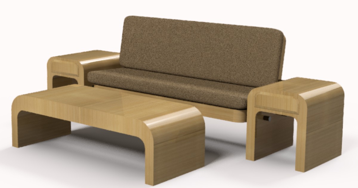Box Sofa Set | Autodesk Community Gallery