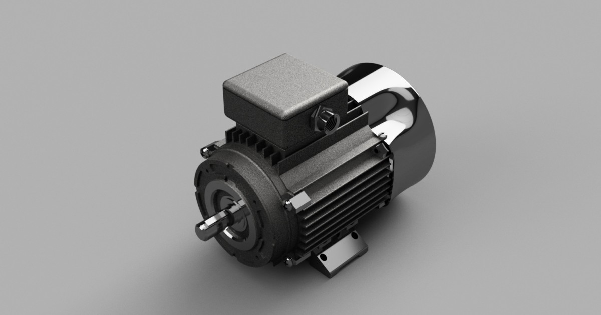 3 phase AC motor ¾ HP | Autodesk Community Gallery