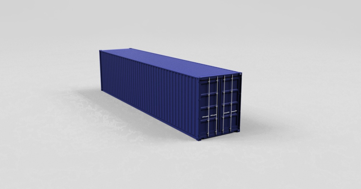 40 Ft High Cube Container | Autodesk Community Gallery
