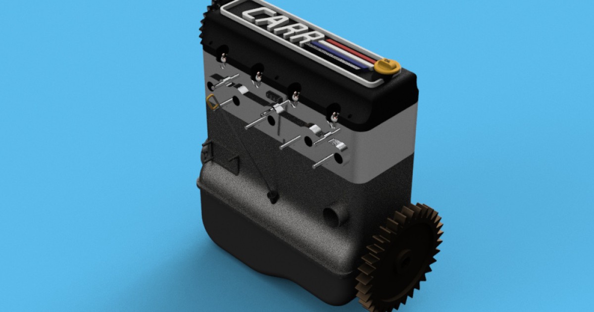 16 valves Petrol Engine | Autodesk Community Gallery