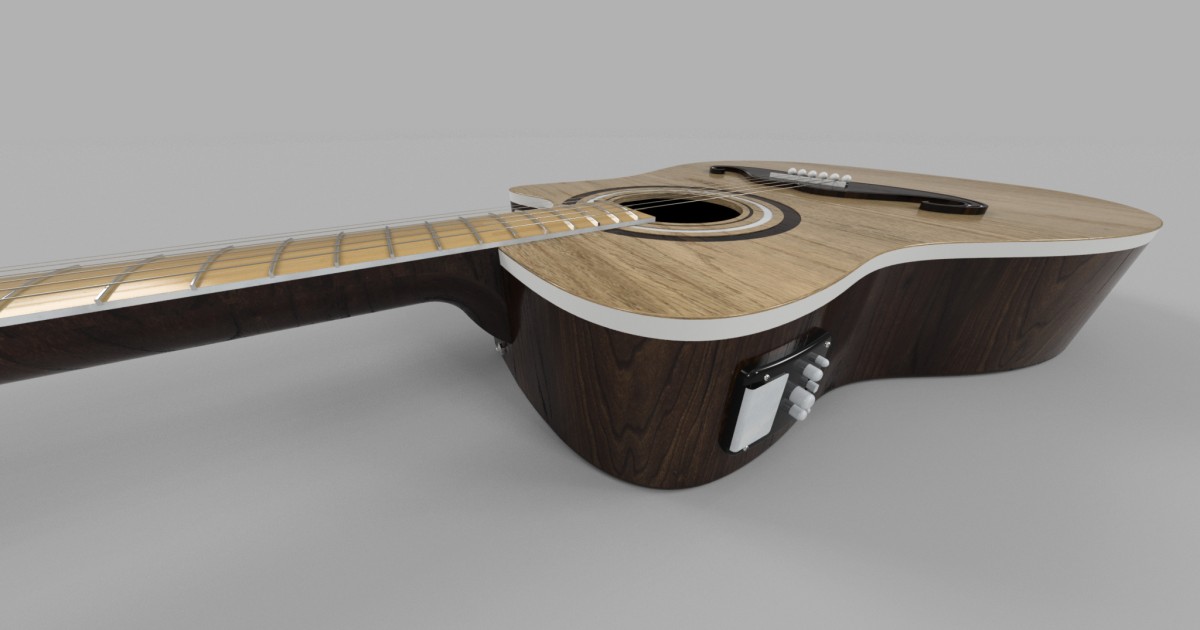 Acoustic Guitar | Autodesk Community Gallery