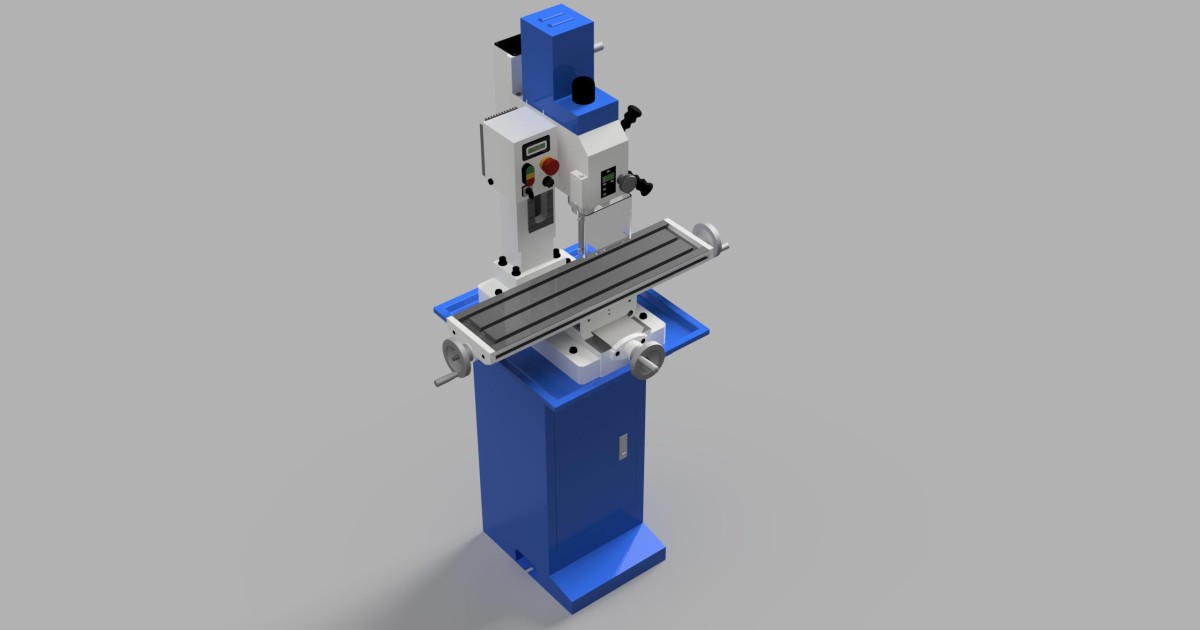 PM-25MV Milling Machine | Autodesk Community Gallery