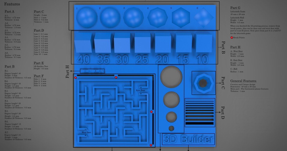 3D Print Test Design | Autodesk Community Gallery