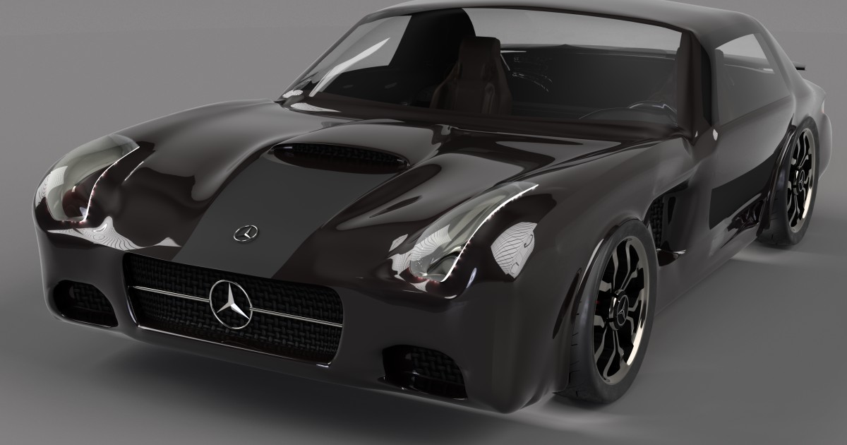 Mercedes SLS AMG | Autodesk Community Gallery
