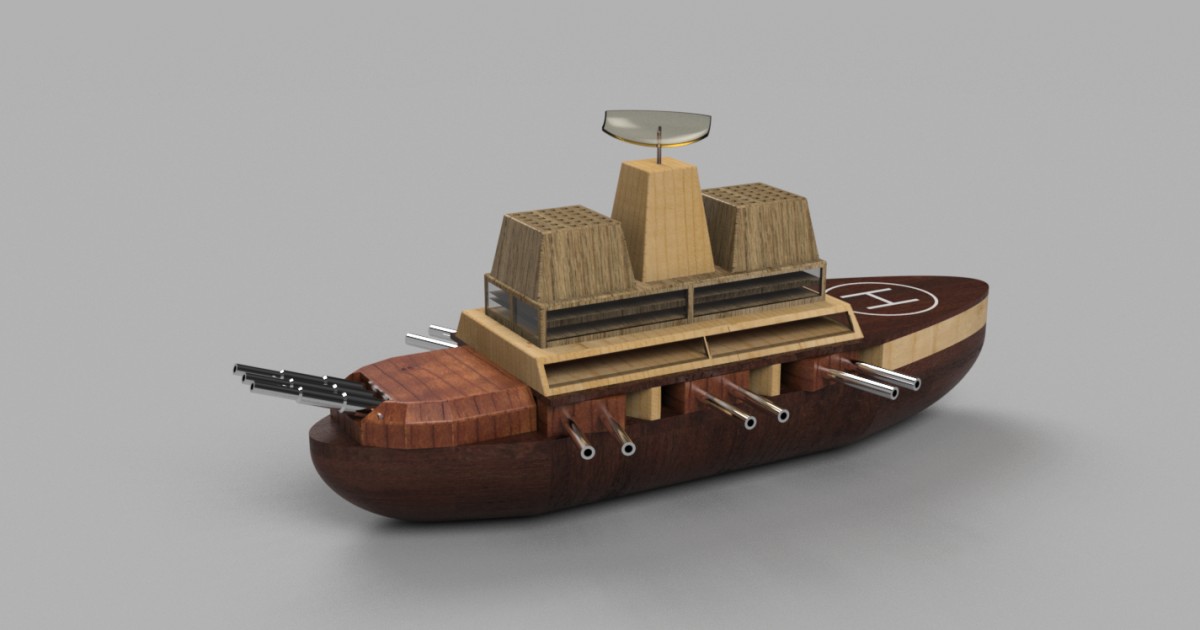 Wooden Ship | Autodesk Community Gallery