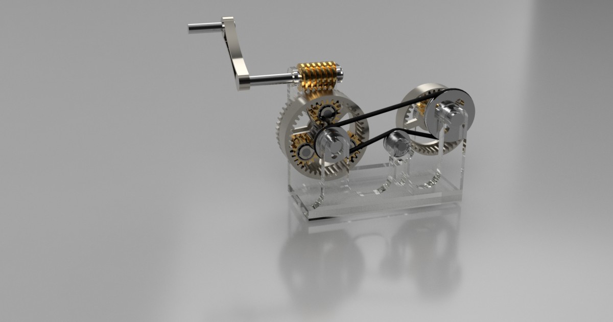 Gear Reduction Assembly | Autodesk Community Gallery