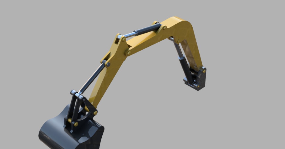 Excavator Arm | Autodesk Community Gallery