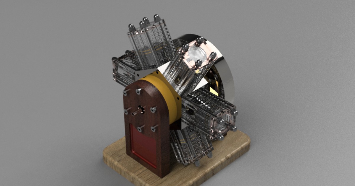 Six Piston Engine | Autodesk Community Gallery