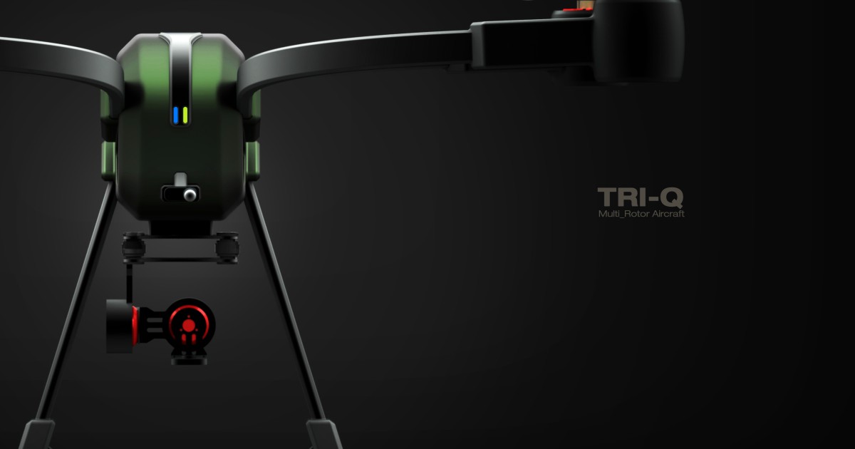 TRI-Q Multirotor Aircraft | Autodesk Community Gallery